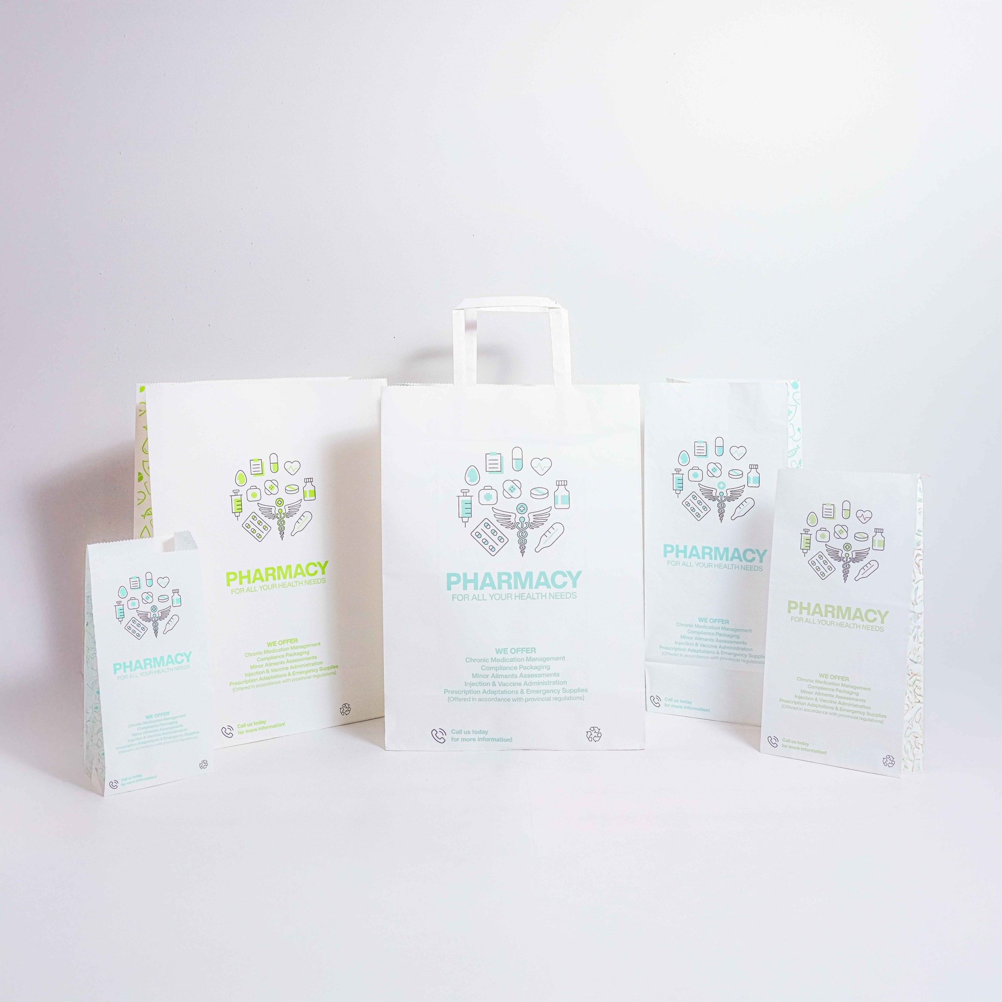 Large Blue Pharmacy Bag (12 lbs) - Pharmvials